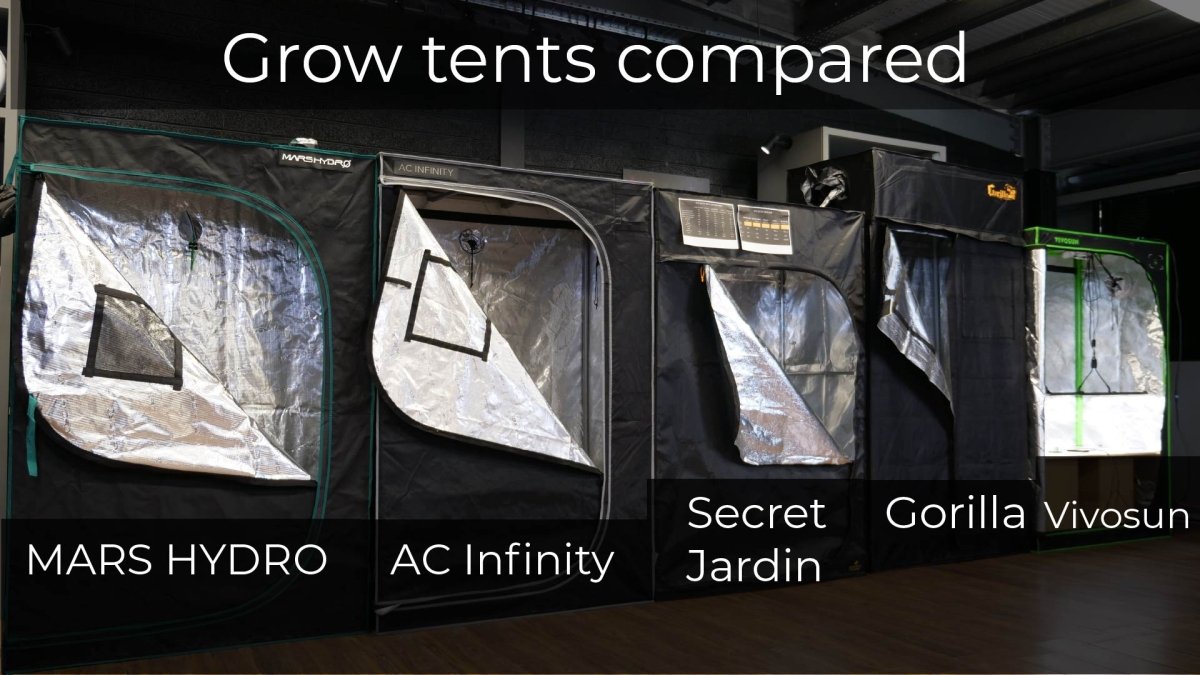 The 5 best grow tents compared 2025 – MIGROLIGHT